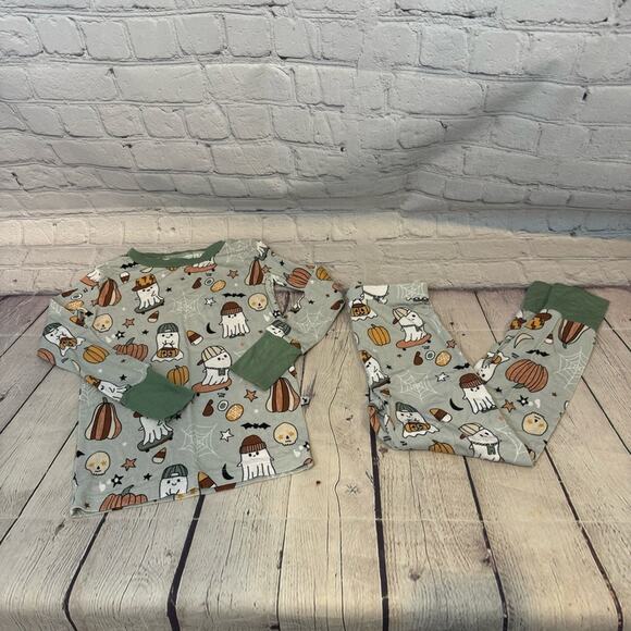 Kiki + Lulu | Pajamas | Kiki Lulu Ghost Skateboard Pattern Bamboo ...